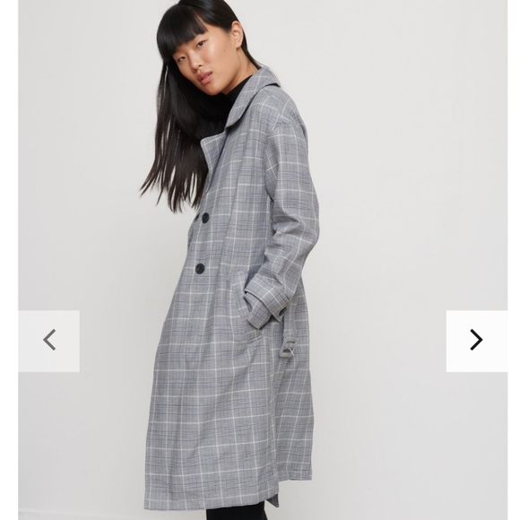 Dynamite | Jackets & Coats | Dynamite Belted Plaid Trench Coat | Poshmark